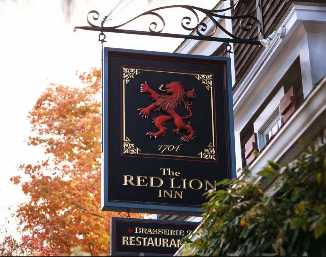 The Red Lion Inn sign – Cohasset MA – The Boston Saengerfest Men's Chorus
