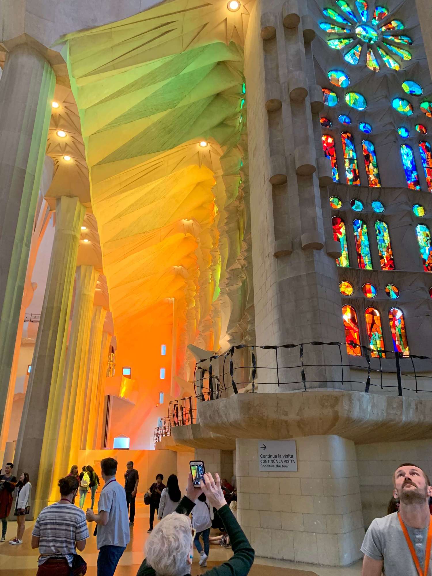La Sagrada Familia interior lighting – The Boston Saengerfest Men's Chorus